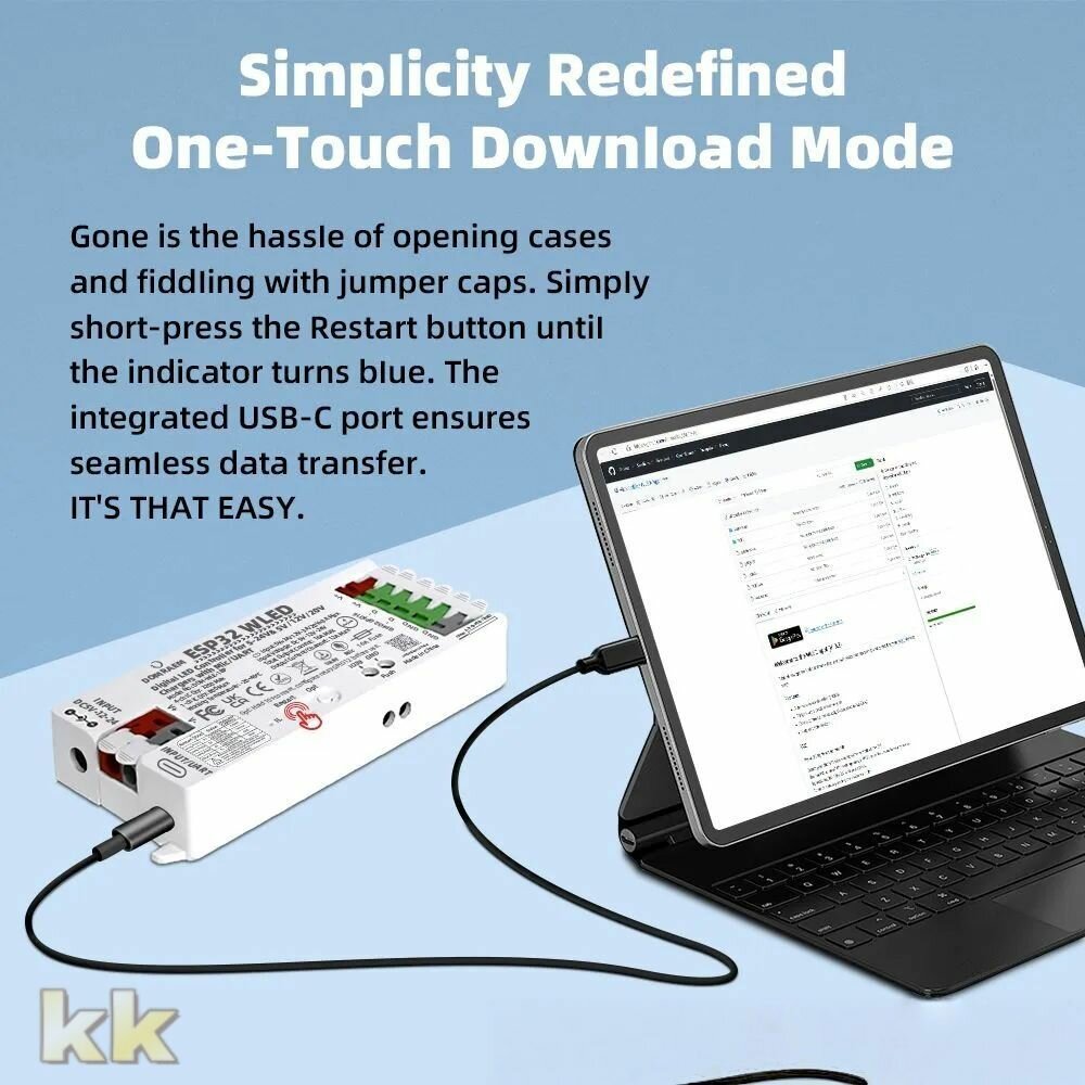 Многоцелевой 4-канальный ESP32WLED контроллер