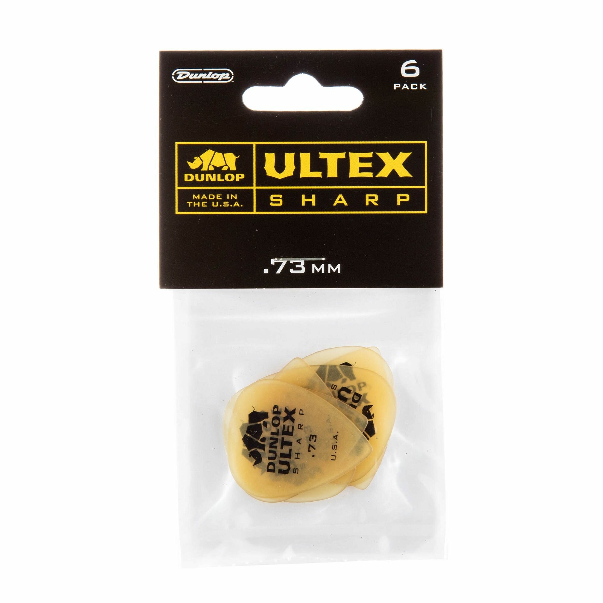 Набор медиаторов 6 шт 0.73mm Dunlop 433P.73 Ultex Sharp