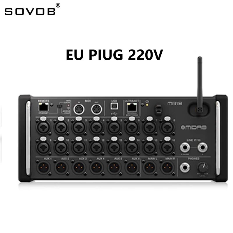 SOVOB MR18 цифровой микшер 220V (EU)