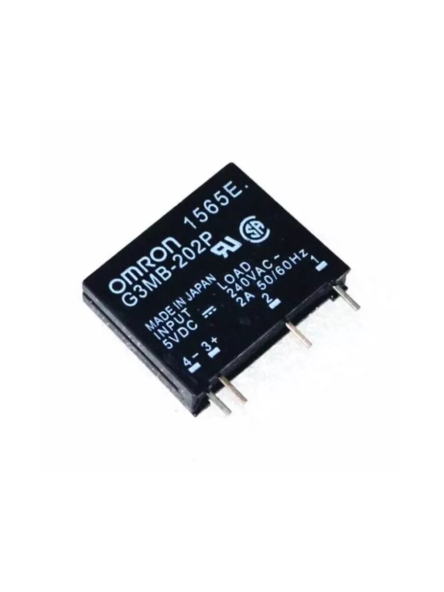 2 шт Твердотельное реле OMRON G3MB-202P (5V) Управляющее напряжение 5 Воль