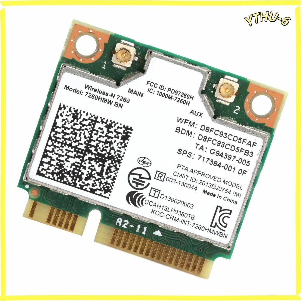 Mini PCI-E, беспроводная карта Wifi 7260HMW, для ноутбуков HP и других брендов