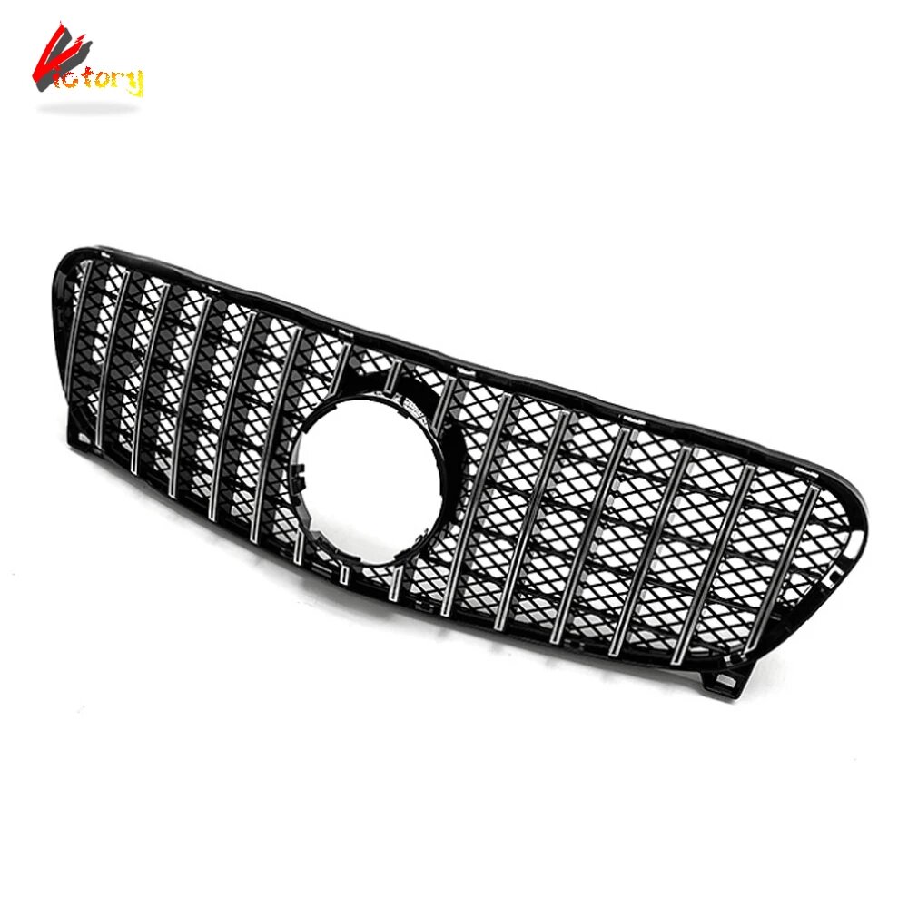 Передняя решетка для Mercedes-Benz GLA Class X156 GLA180 GLA200 GLA250 GLA45 2014-2016 sliver