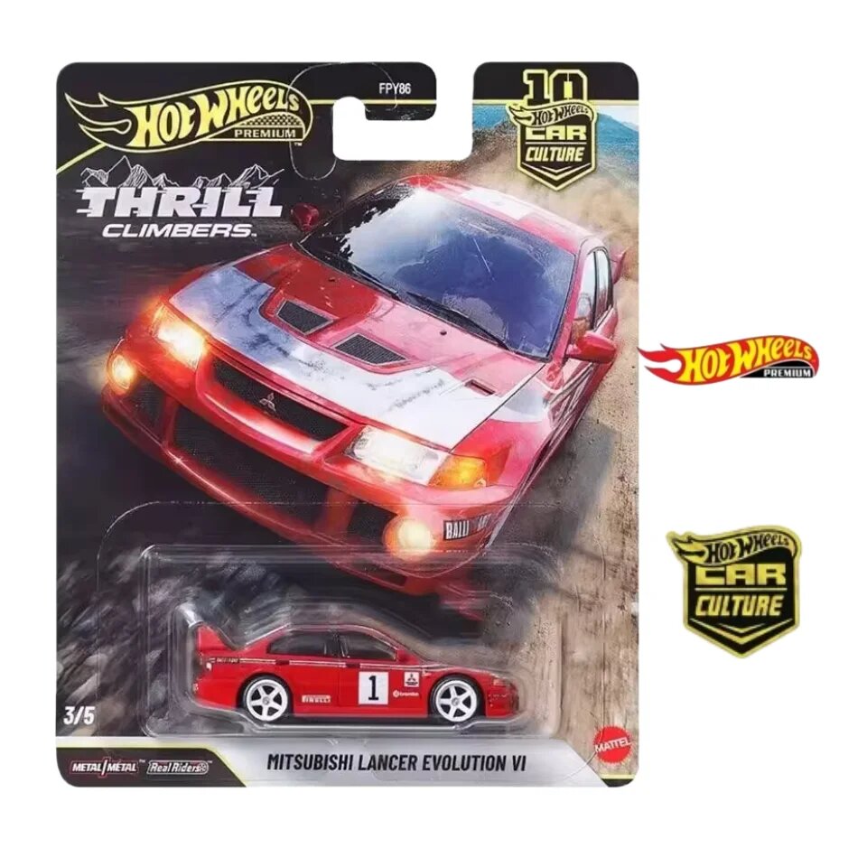 Hot Wheels Mitsubishi Lancer Evolution VI 1:64 — фото 1