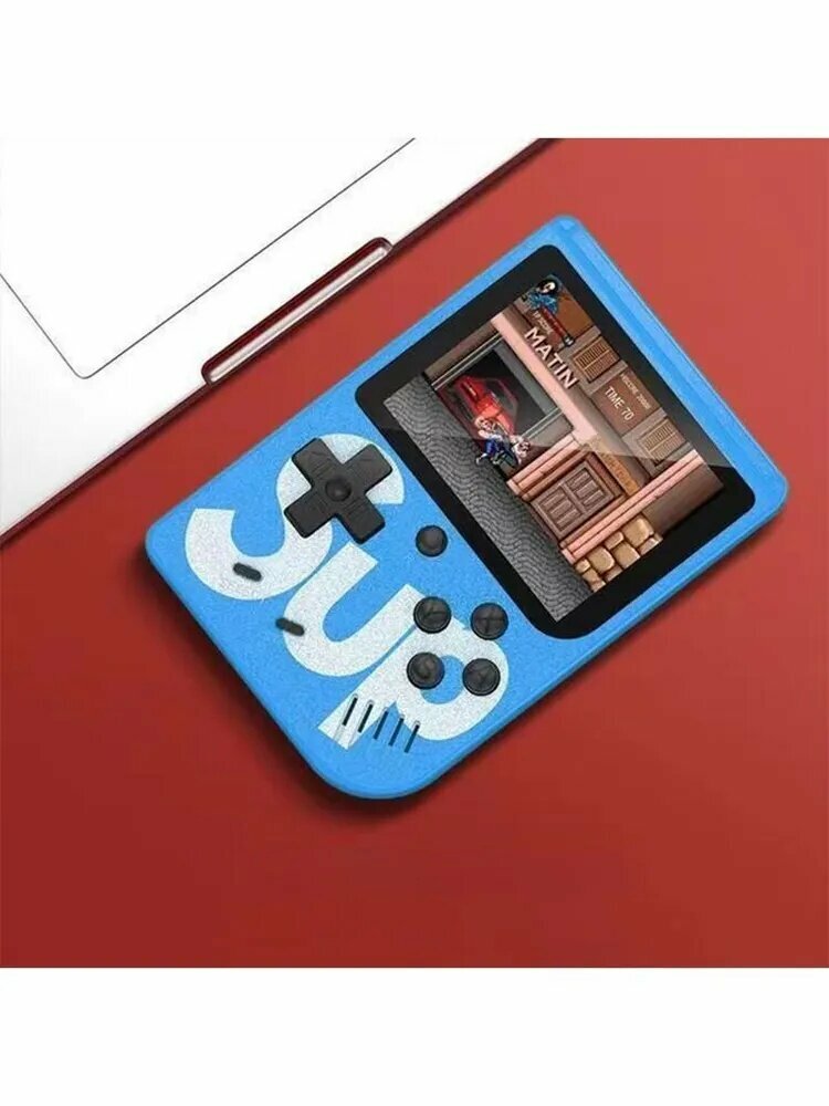 Портативная игровая консоль для одного игрока красного цвета, карманная игровая система для развлечений в дороге и дома
