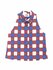 Топ Alpha Studio Checked collar top, размер 44, red