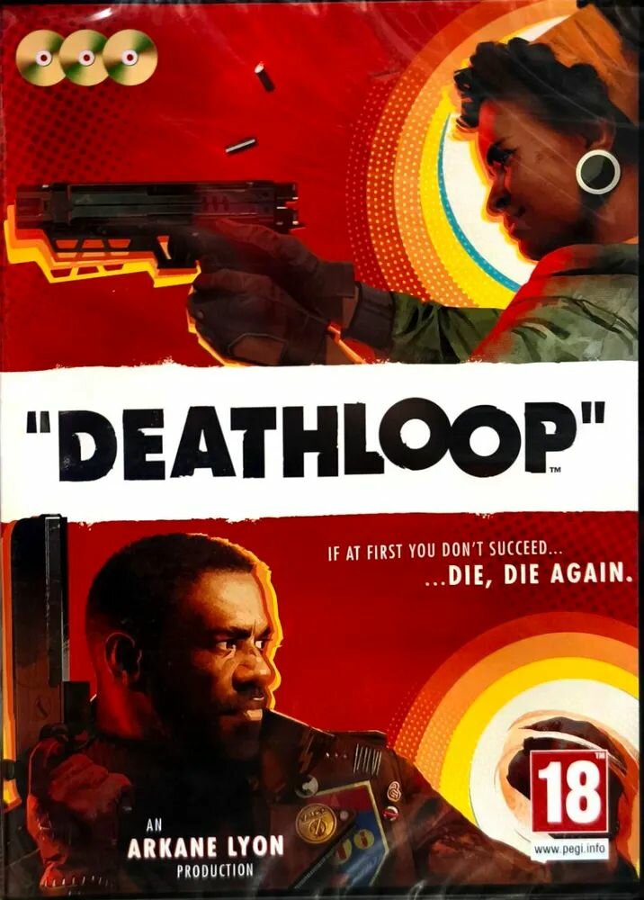 Deathloop. Игра. Издание на 3DVD. PC DVD