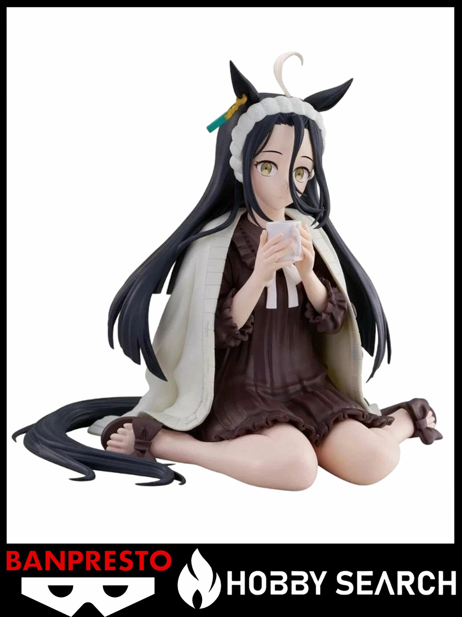 Фигурка Девушки-пони: Славное дерби Манхэттан Кафе Banpresto Relax time / Uma Musume Pretty Derby Manhattan Cafe Figure 10 см