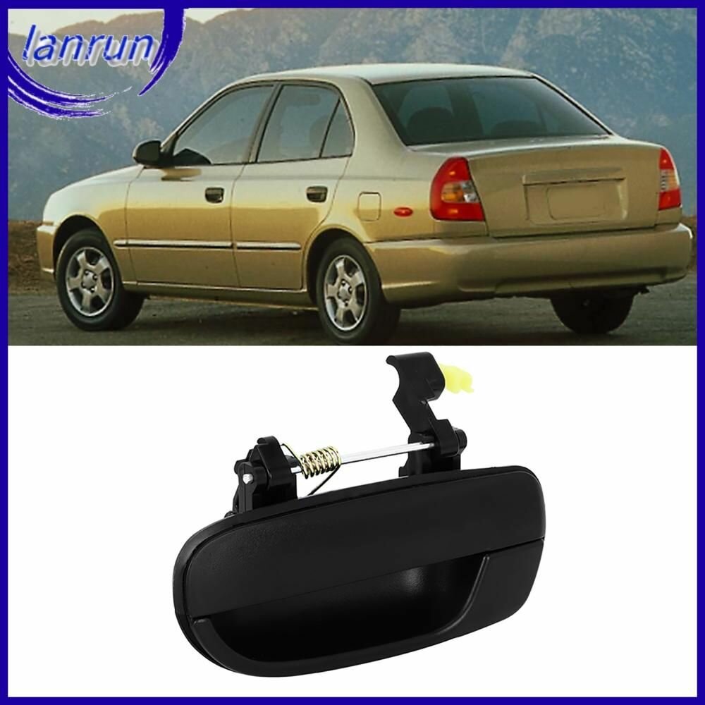 Дверная наружная ручка задней левой двери Hyundai Accent 83650-25000 — прямая замена по OEM, ABS, для 2000-2006