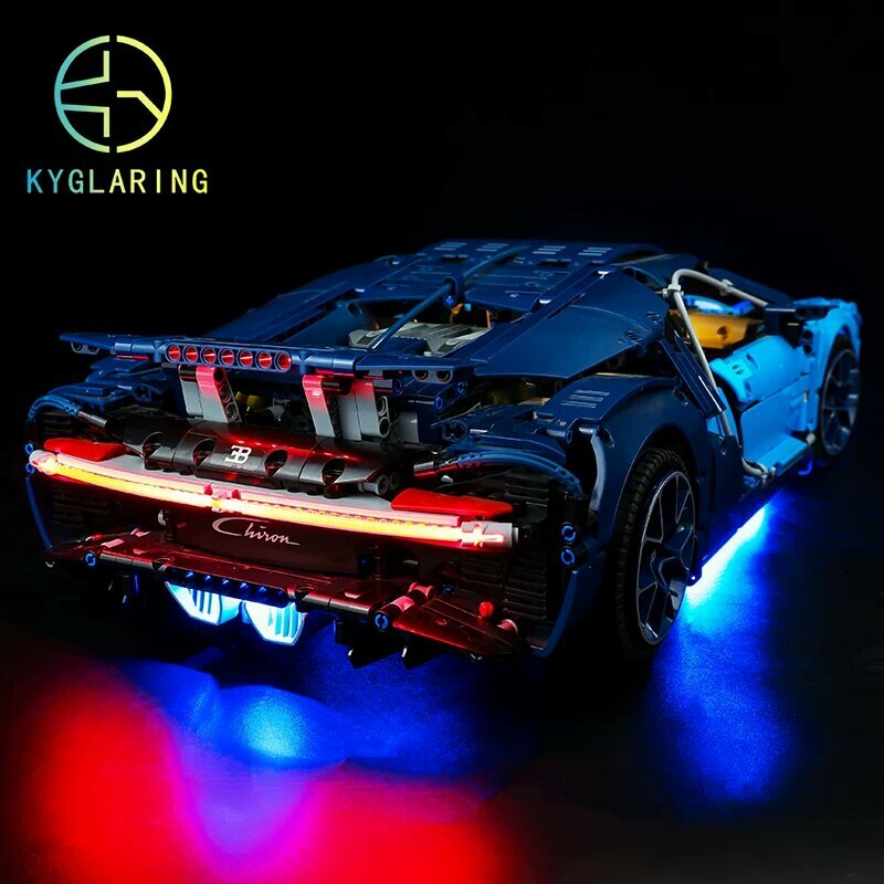 LED-набор с дистанционным управлением и звуком для LEGO 42083 Bugatti Chiron