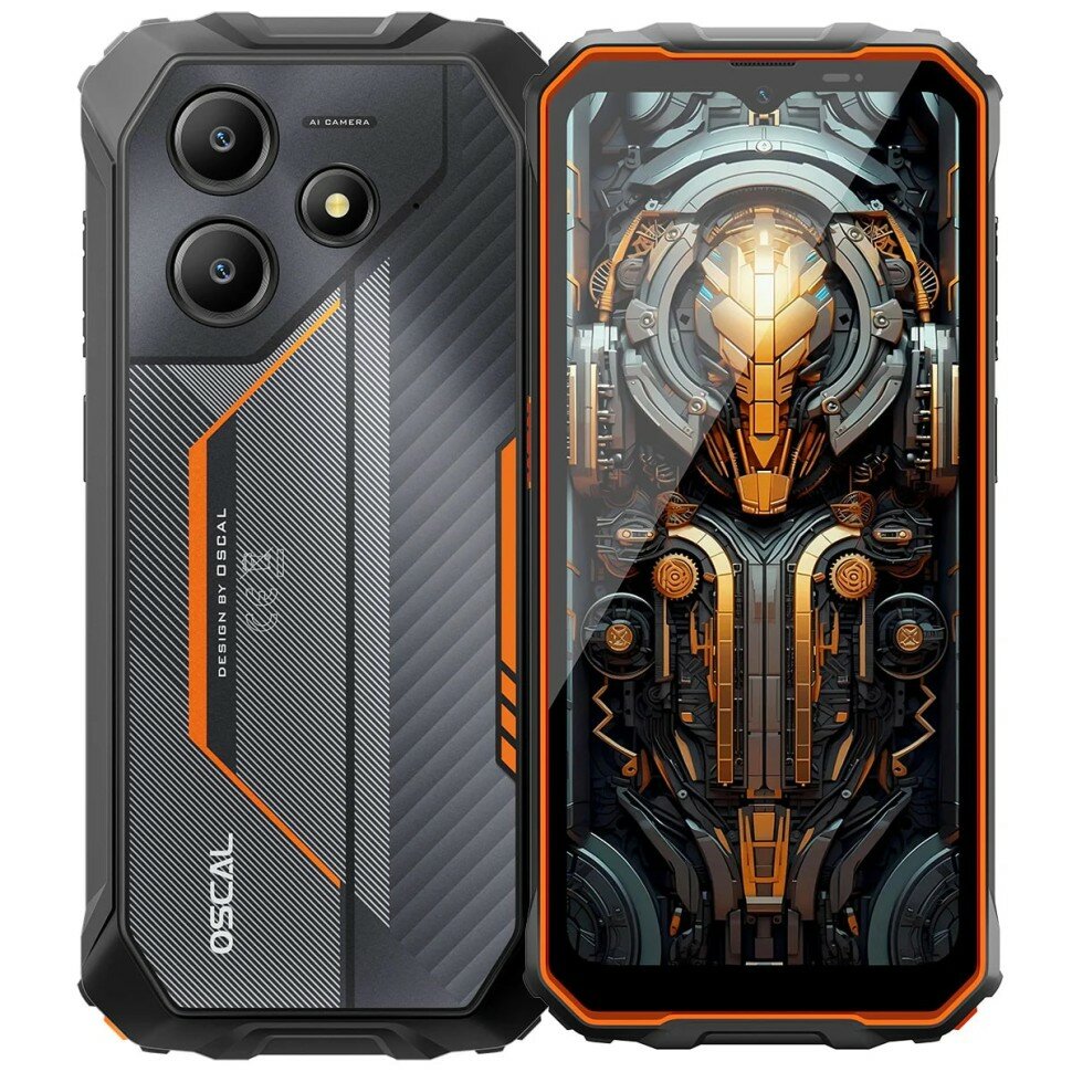 Смартфон Blackview Oscal MARINE 2 8/128Gb Orange (Оранжевый)