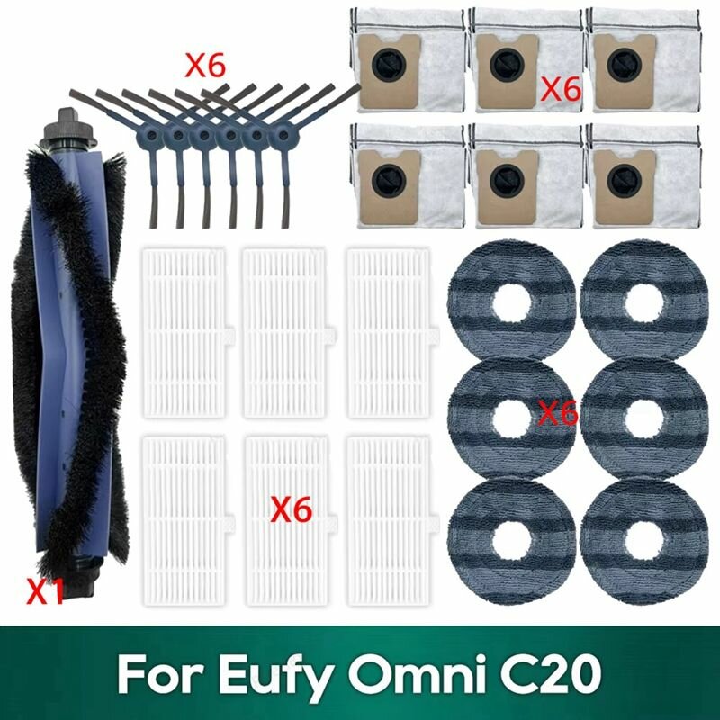 Аксессуары для пылесборника Eufy Omni C20, салфетка для швабры, запасные части