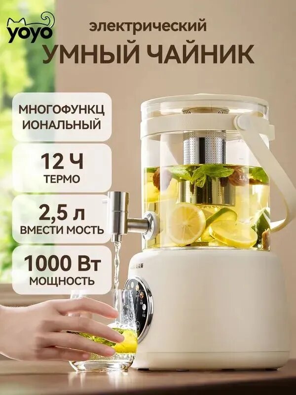 Электрический чайник 2,5Л, Термопот электрический