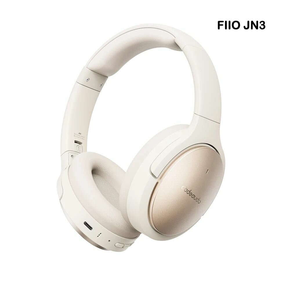 FIIO JN3 Наушники с шумоподавлением, Bluetooth 6.0 LDAC, Титановый драйвер диаметром 40 мм, Пространственный звук