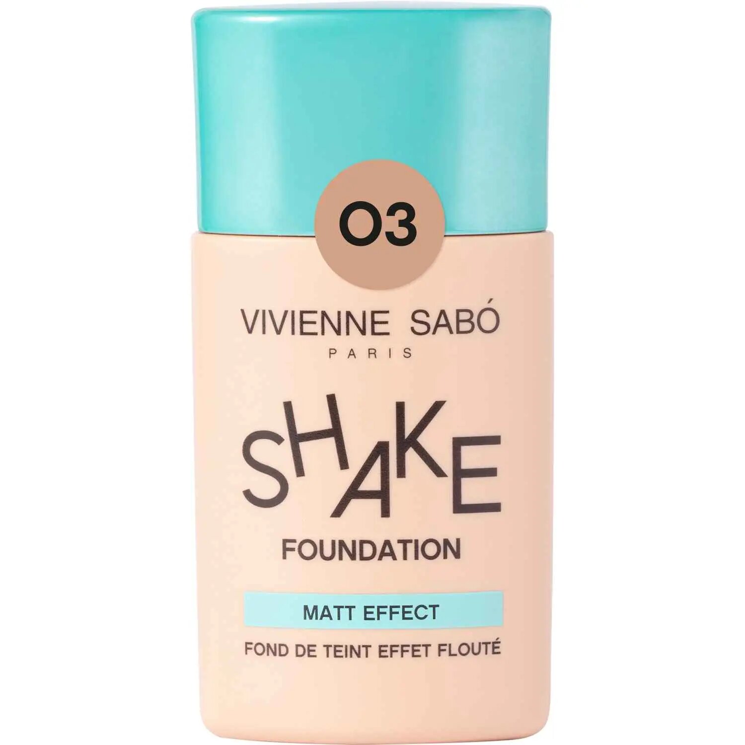 Матирующий тональный крем Vivienne Sabo Shakefoundation matt тон 03