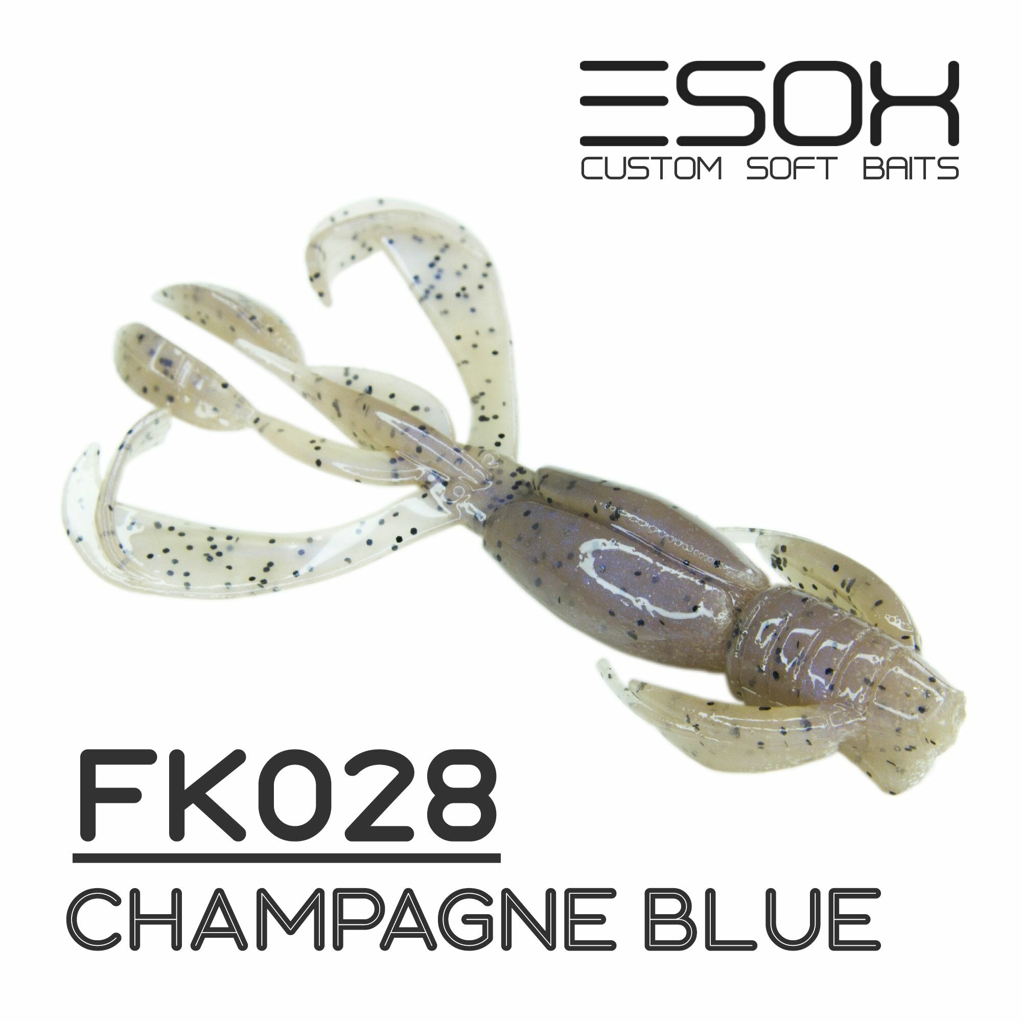ESOX Flapper 3.5" (90мм) 4шт / Мягкая приманка для рыбалки