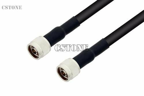 N штыревой к N штыревой кабель используя RG214 коаксиальный с термоусадкой