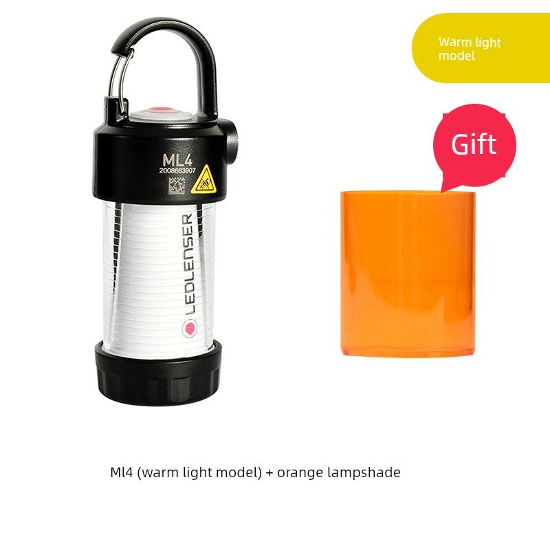 Немецкий перезаряжаемый портативный подвесной фонарь Ledlenser ML4 для кемпинга, палаток и активного отдыха на природе