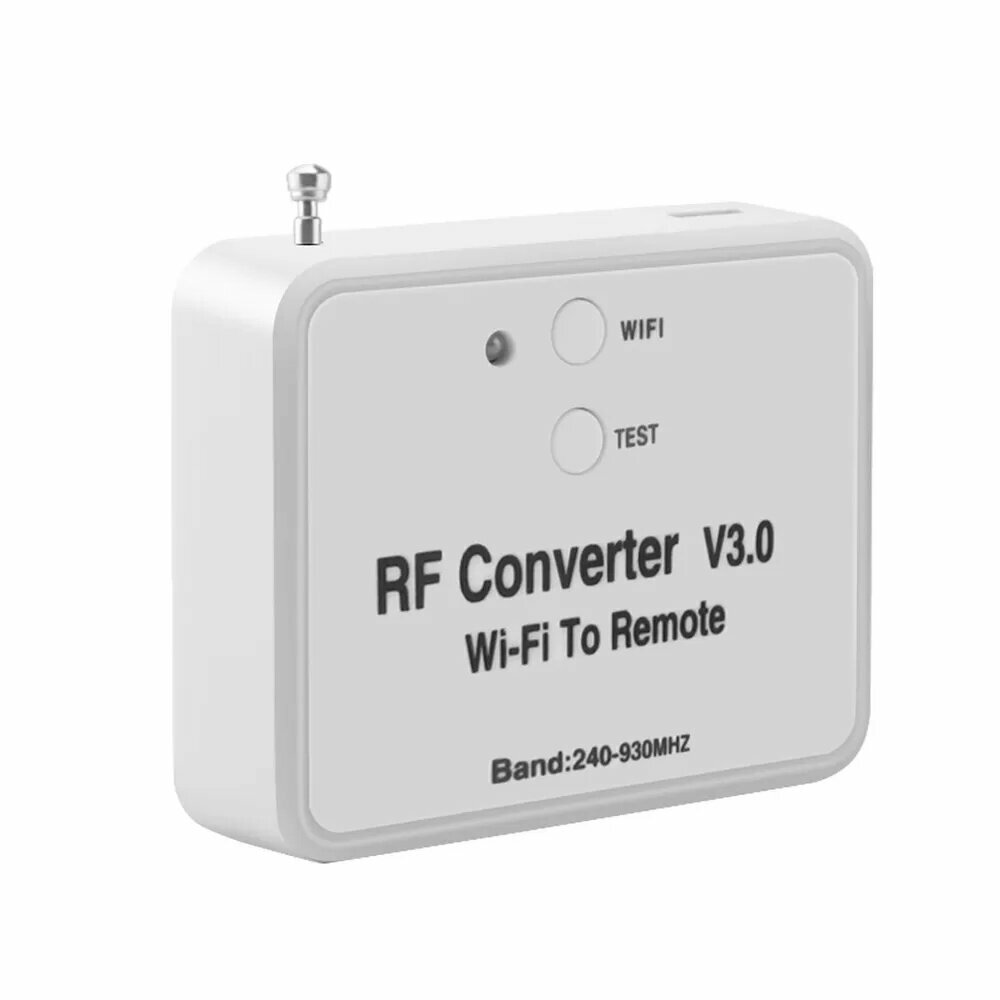 Преобразователь Wi-Fi в RF вместо пульта дистанционного управления 240-930 МГц для умного дома