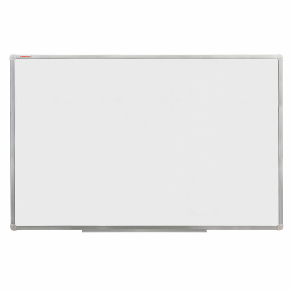 Доска магнитно-маркерная (100х180 см), алюминиевая рамка, гарантия 10 ЛЕТ, россия, BRAUBERG Стандарт, 235524, 235524