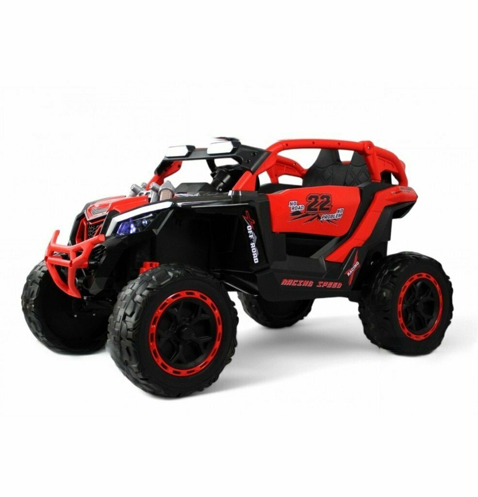 Детский электромобиль Багги K707AM-А 12V 4WD красный, для детей от 1 года, 1 место