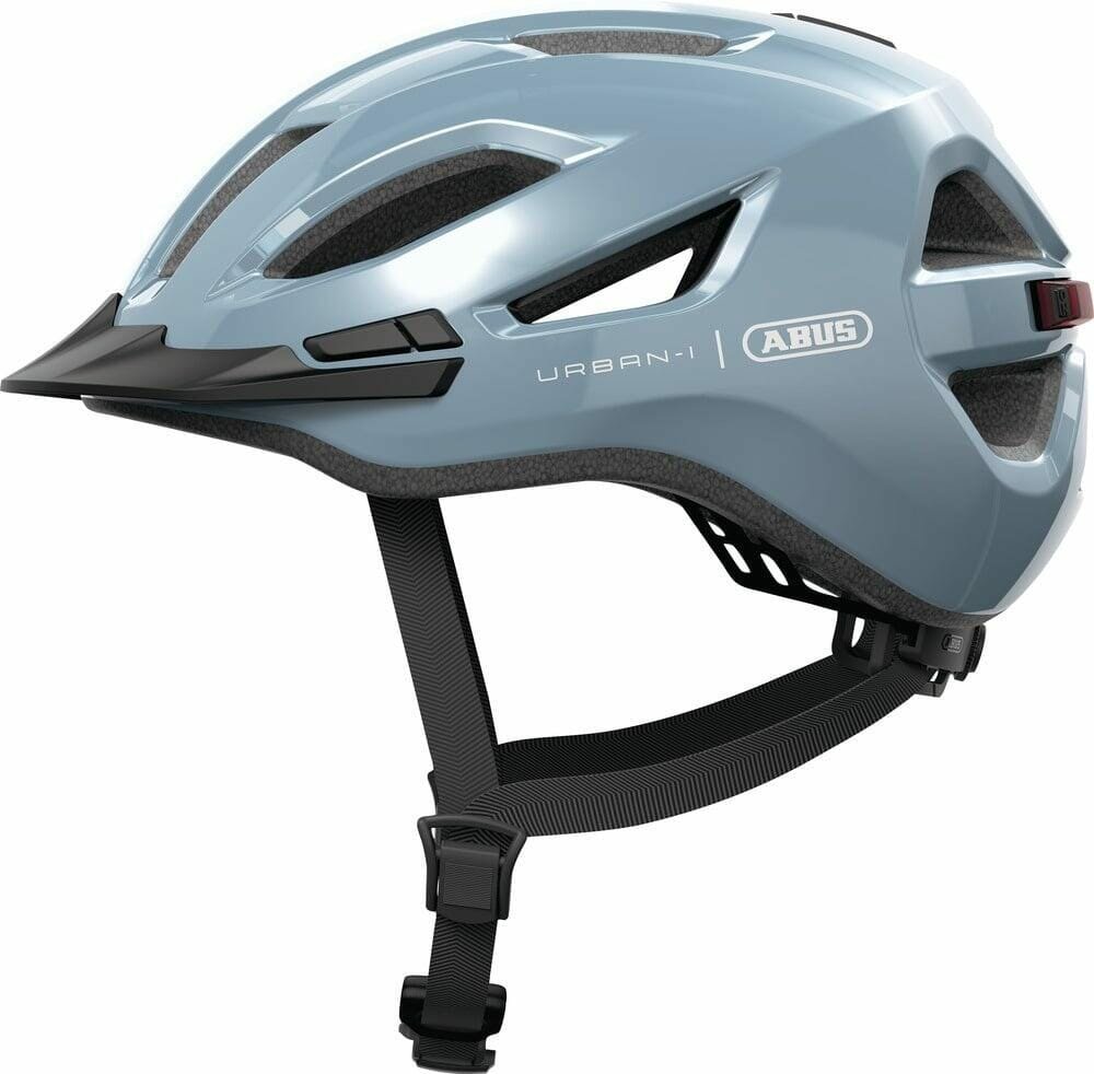 DECATHLON шлем защитный ABUS Urban-I 4.0, ледниковый голубой, размер S (51-55 см)