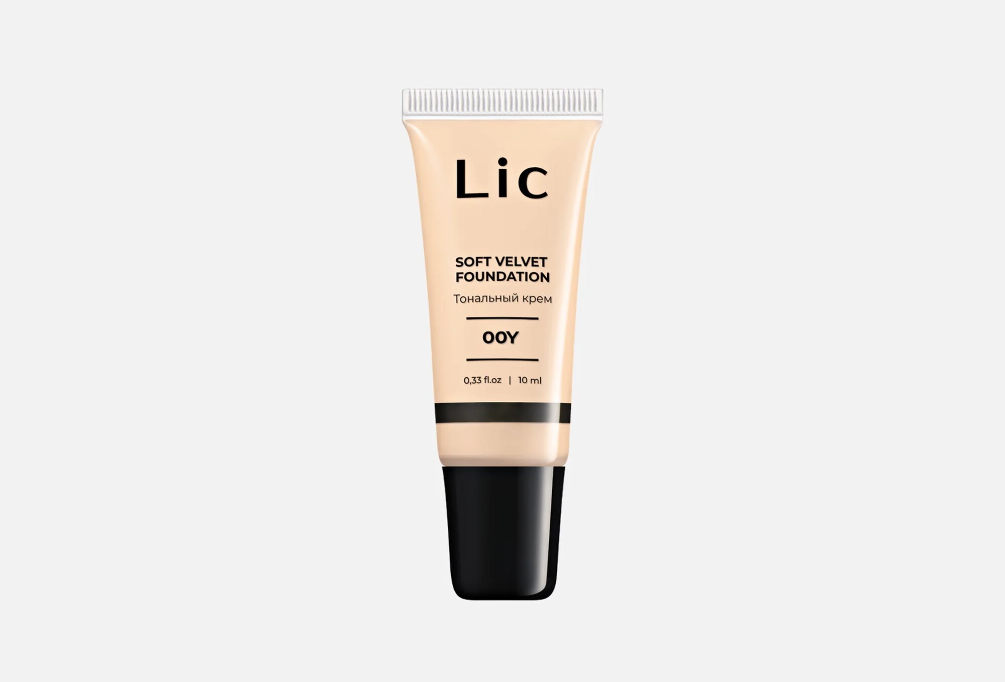 Тональный крем для лица Lic Soft velvet foundation new mini, оттенок 00Y, 10 мл
