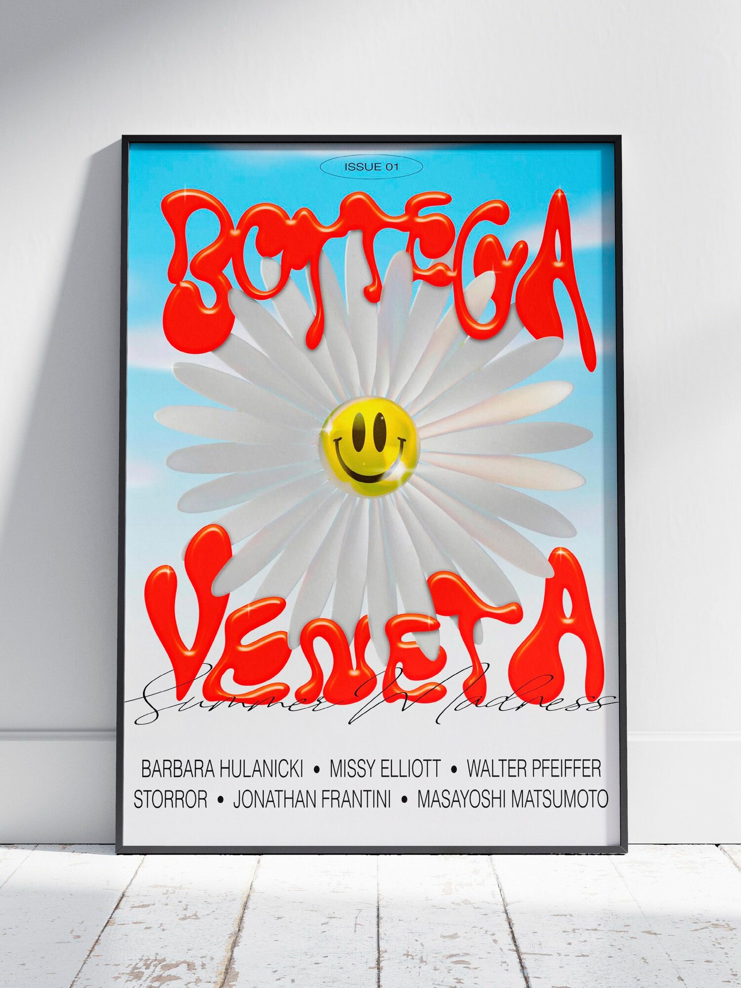 Плакат на стену для интерьера Боттега Венета (Bottega Veneta 4) - Постер по модели, бренду и моде формата A4 (21x30 см)