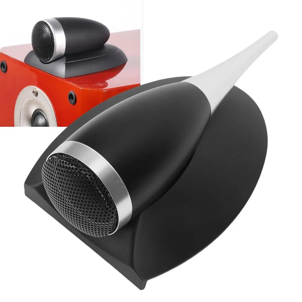 Внешний высокочастотный динамик для Hi-Fi полочная черного цвета металлический корпус