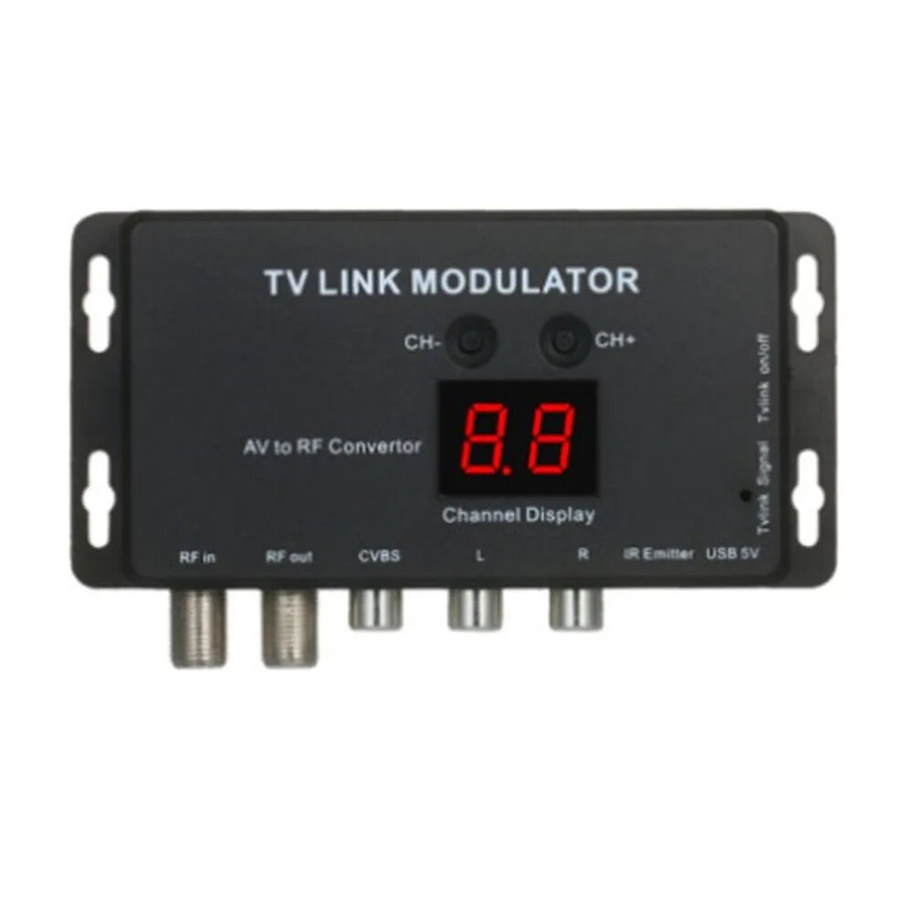 TM70 UHF TV LINK Модулятор AV-Преобразователя в RF-Удлинитель с Дисплеем Канала