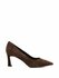 Туфли ADRIANNA FERETTI Pointed-toe suede pumps, размер 39, brown