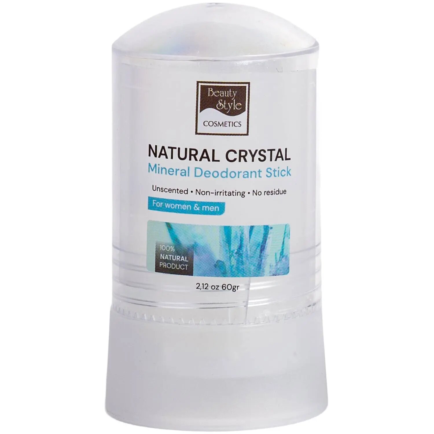 BEAUTY STYLE Бьюти Стайл Натуральный дезодорант Crystal без запаха, 60 г (Beauty Style, Deo)