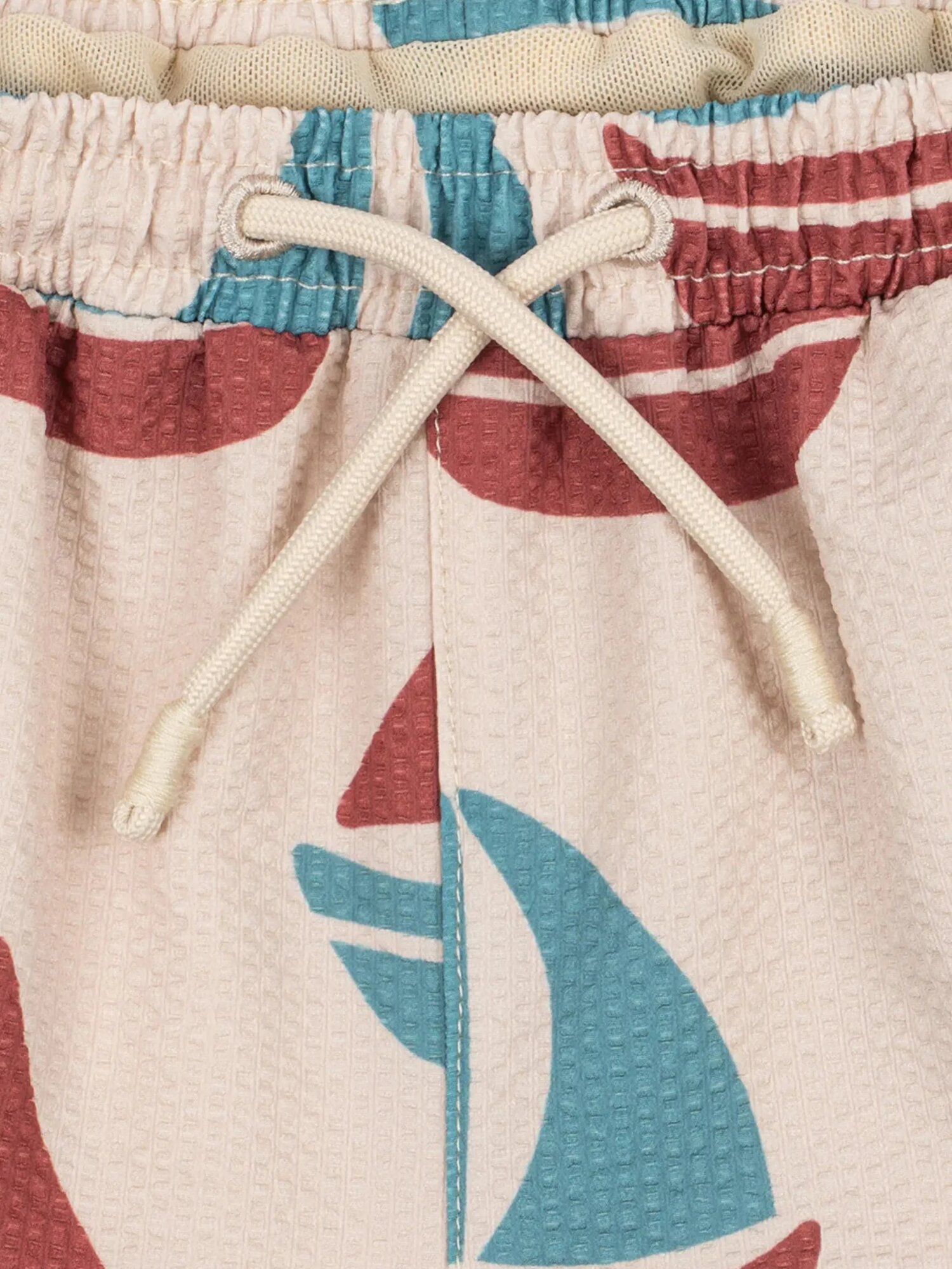 Шорты Konges Slojd Boat-print drawstring swim shorts, размер 122-128, разноцветный — фото 1