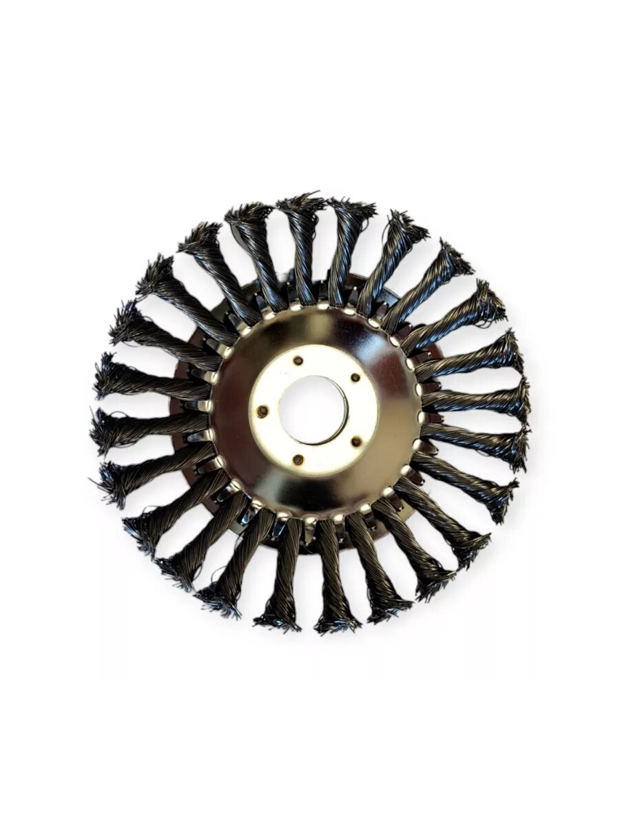 Щетка 150х25.4 мм для зачистки швов тротуарной плитки