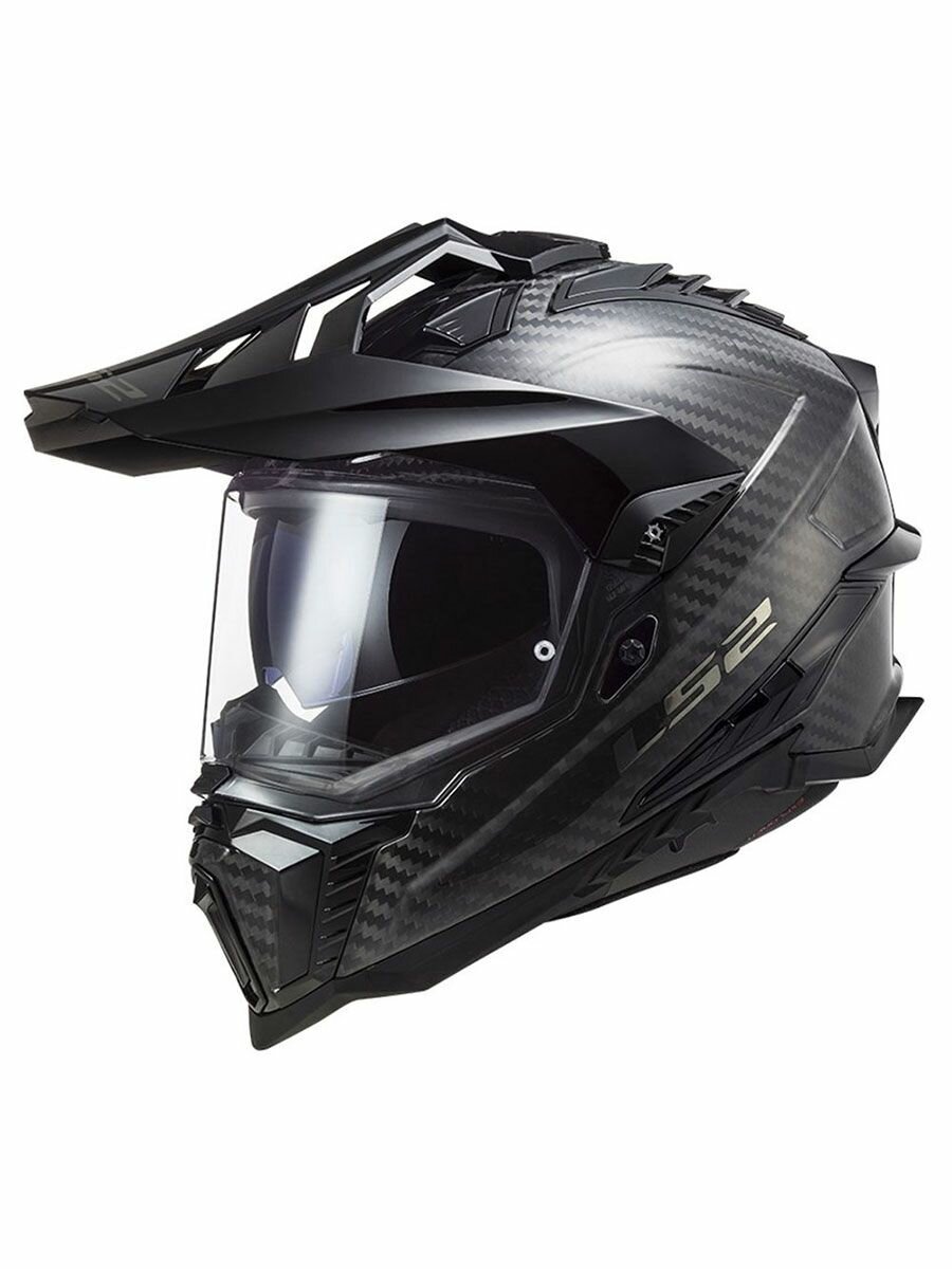 Шлем для мотоцикла кроссовый LS2 MX701 C EXPLORER Gloss Carbon L