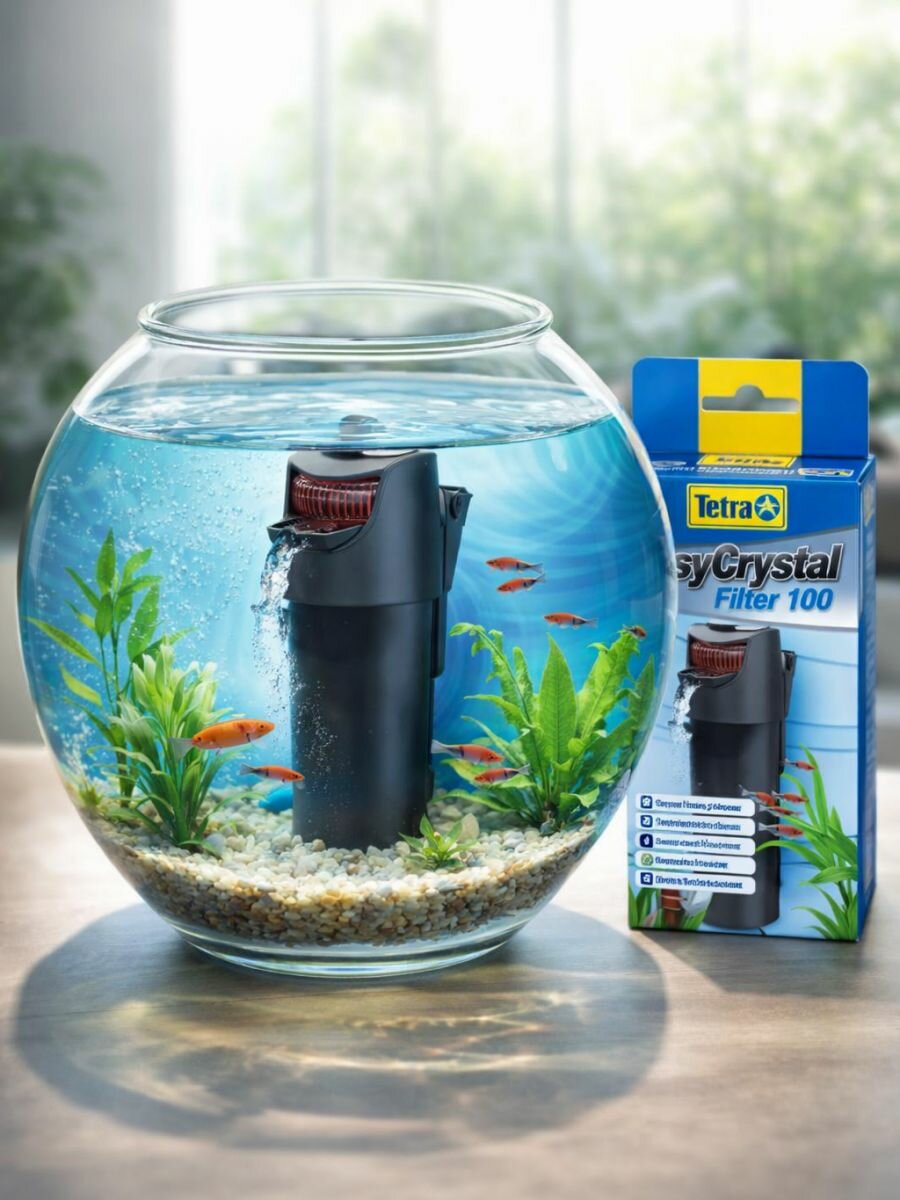 Внутренний фильтр Tetra EasyCrystal Filter 100 для аквариумов 5-15л