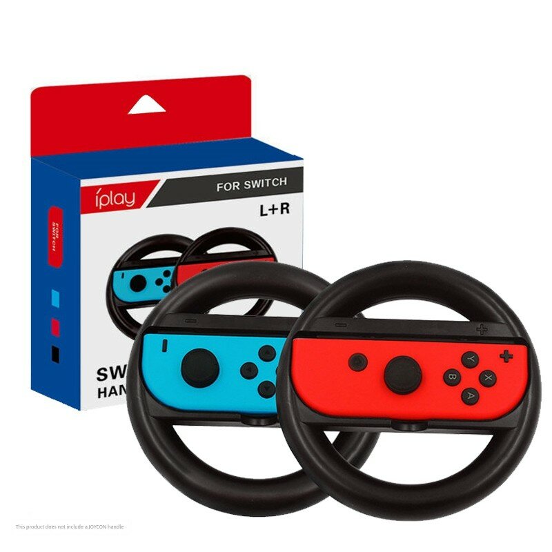 IPlay Черное колесо Joy-Con 2 шт. для Nintendo Switch, простое и прочное