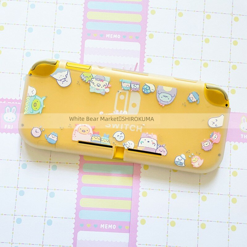 Защитный чехол для Nintendo Switch Lite с дизайном Призрак-уголок-существо, аксессуаром-коготок и защитным стеклом