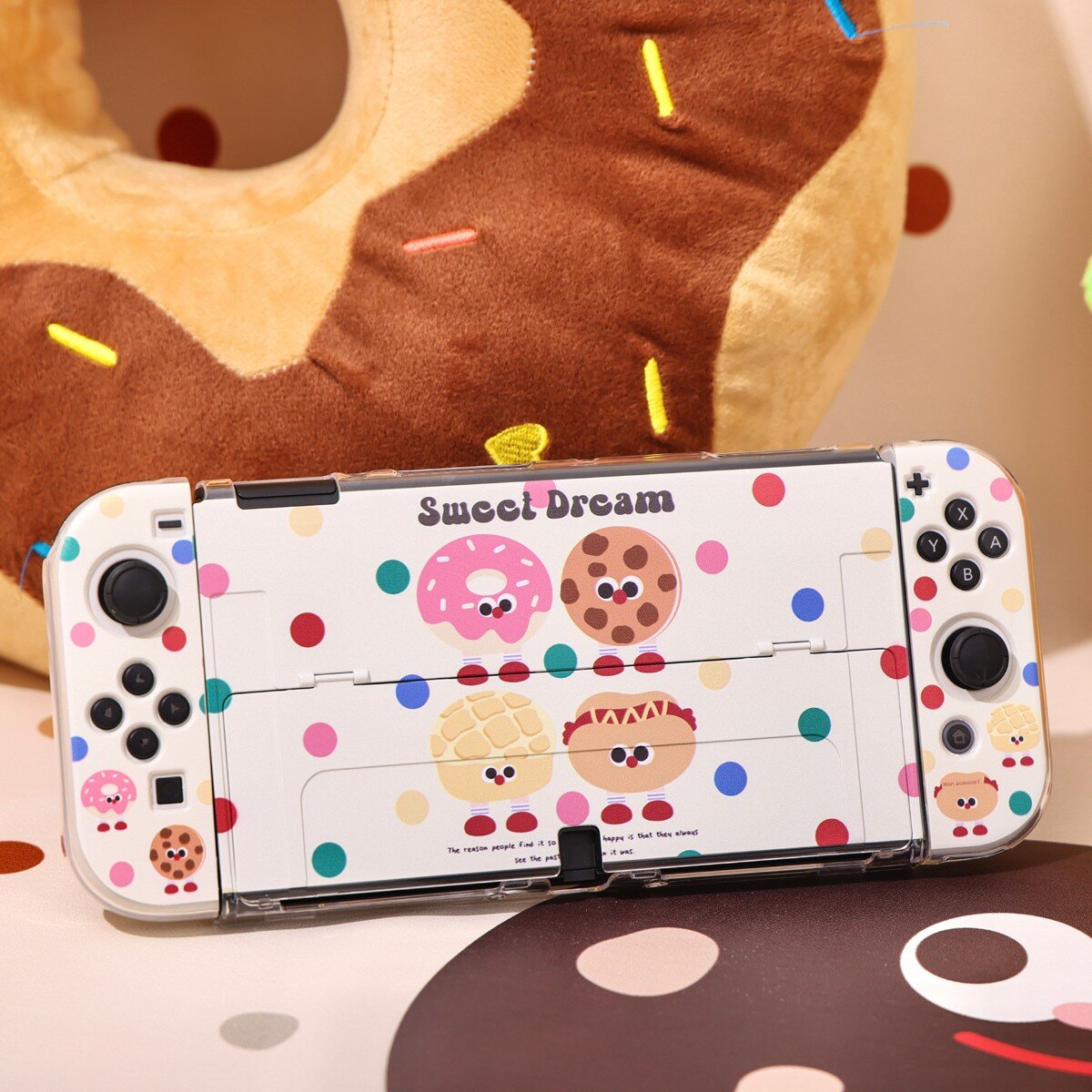 Чехол-корпус для Nintendo Switch OLED прозрачный из твердого пластика, защита консоли