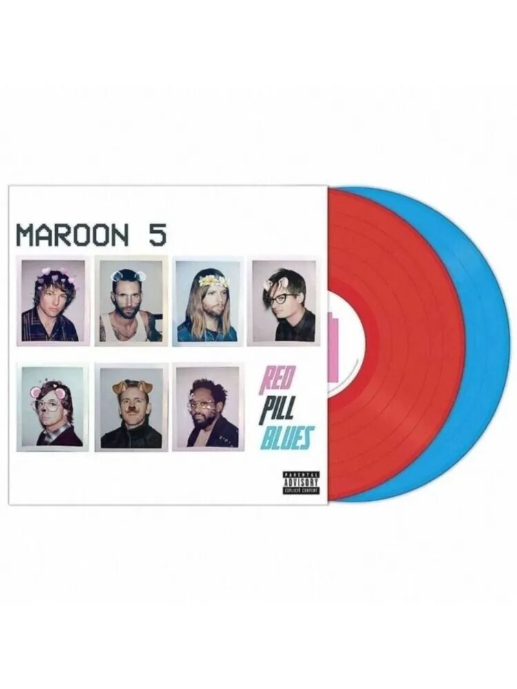 Виниловая Пластинка Maroon 5 - Red Pill Blues 2 x Пластинки, LP, Blue/Red Album, Deluxe Edition, Ori*gnal