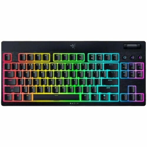 RZ03-05450100-R3M1 / Клавиатура проводная + беспроводная Razer BlackWidow V4 Low-Profile HyperSpeed