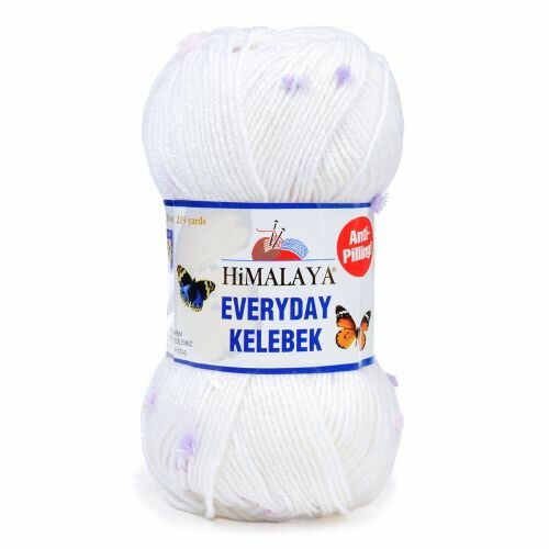 Пряжа Himalaya Everyday Kelebek 79102 (2 мотка по 100г/200м)