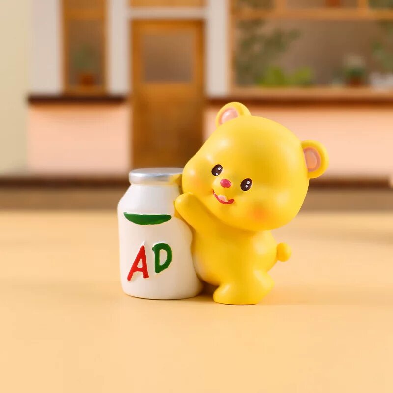 Новый Naifu Butter Bear слепая коробка для детей и девочек, милые игрушки на день рождения, украшения, подарочные