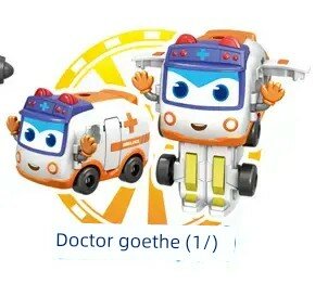 Официально лицензированный набор-сюрприз Super Wings: трансформирующийся робот Q-Pet, детская игрушка для мальчиков.