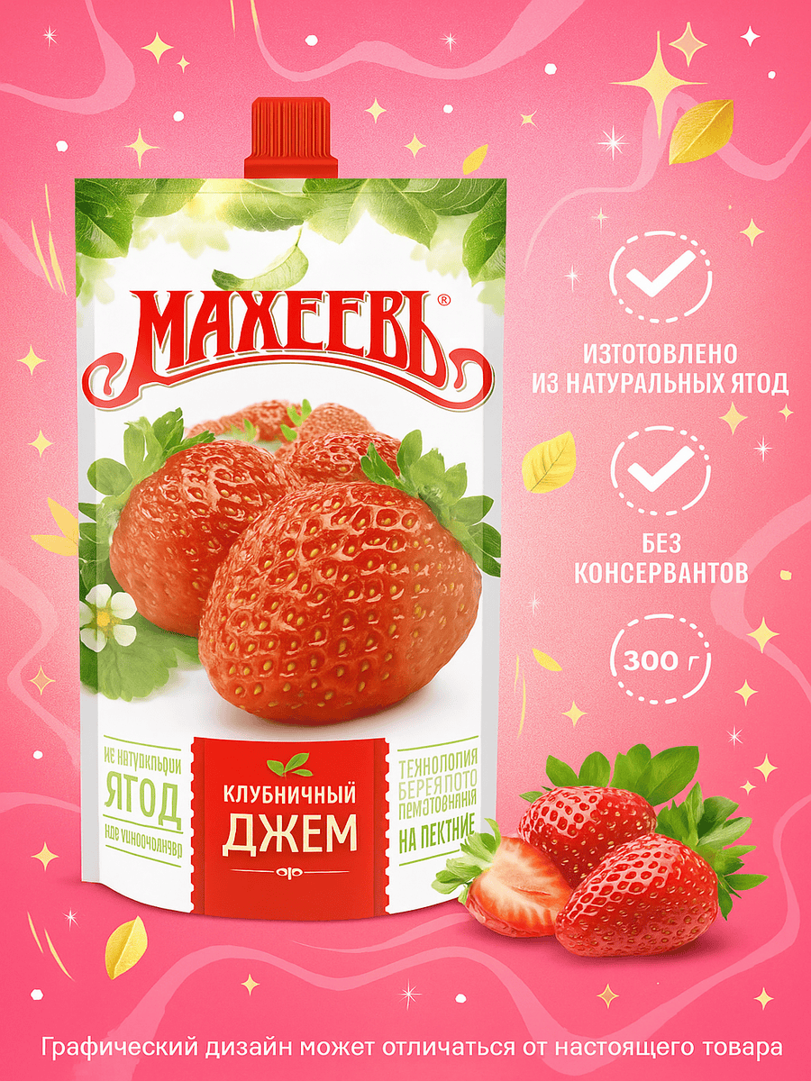 Джем Махеевъ Клубничный 300 г