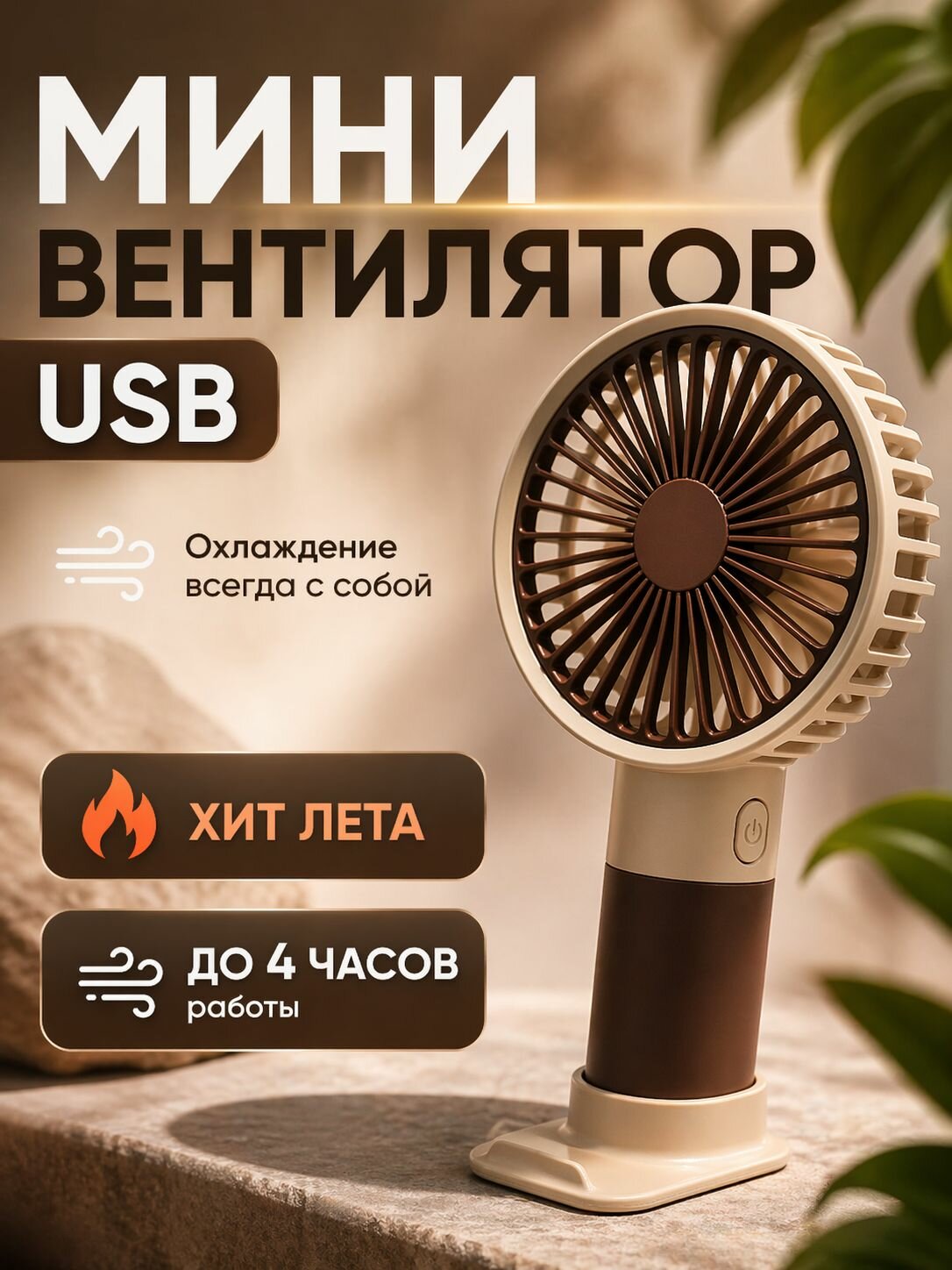 Вентилятор ручной мини