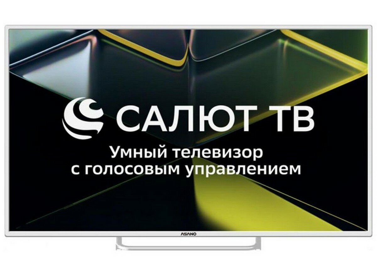 Телевизор Asano 50LU5011T, 50 дюймов, разрешение 3840х2160, голосовое управление, белый