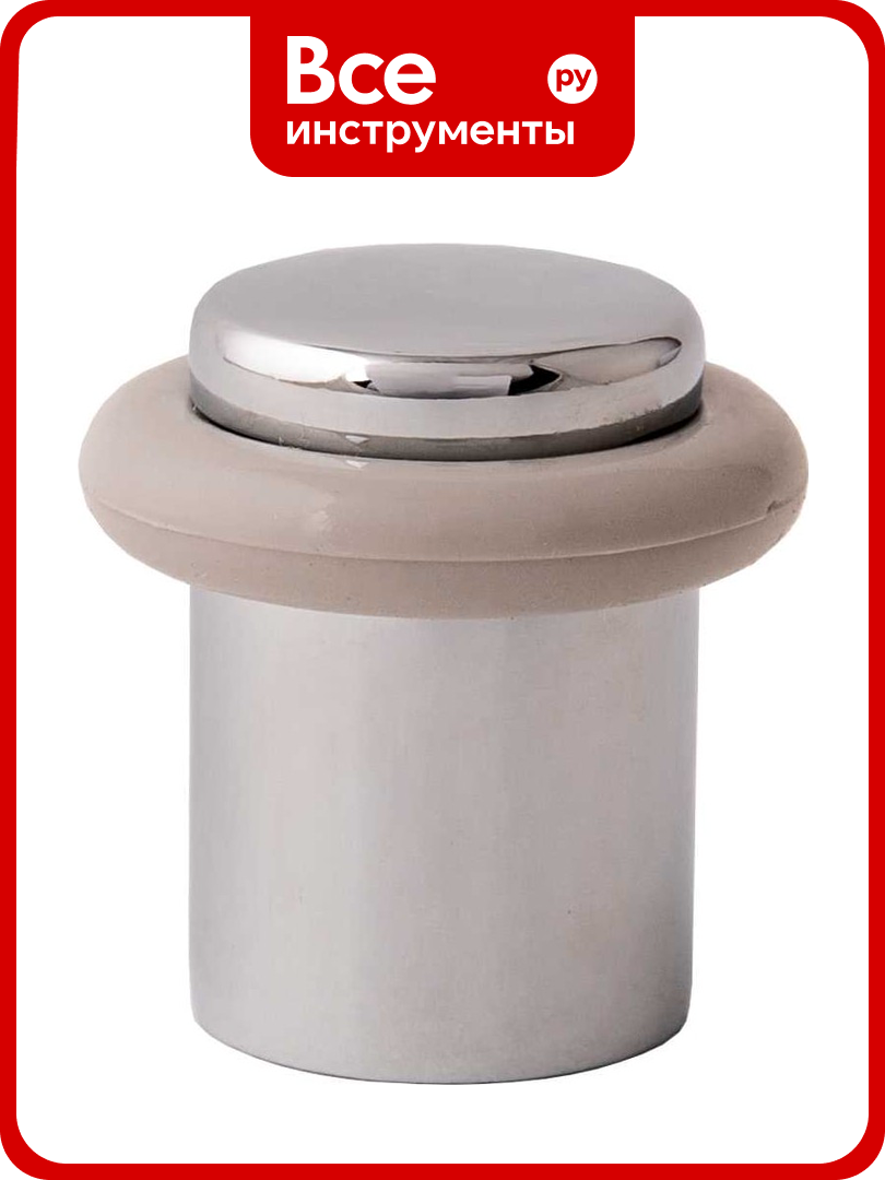Упор дверной Apecs DS-0013-CR 14412, Упор дверной apecs ds-0013-cr 14412 для крепления к полу внутри помещений