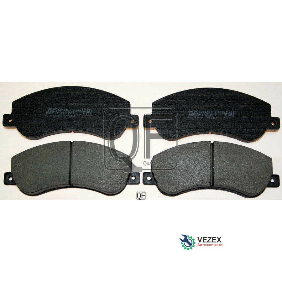 QUATTRO FRENI QF64900 колодки дисковые п!\Ford Transit2.2TDCi/2.4TDCi 06>(с бортовой платф.)