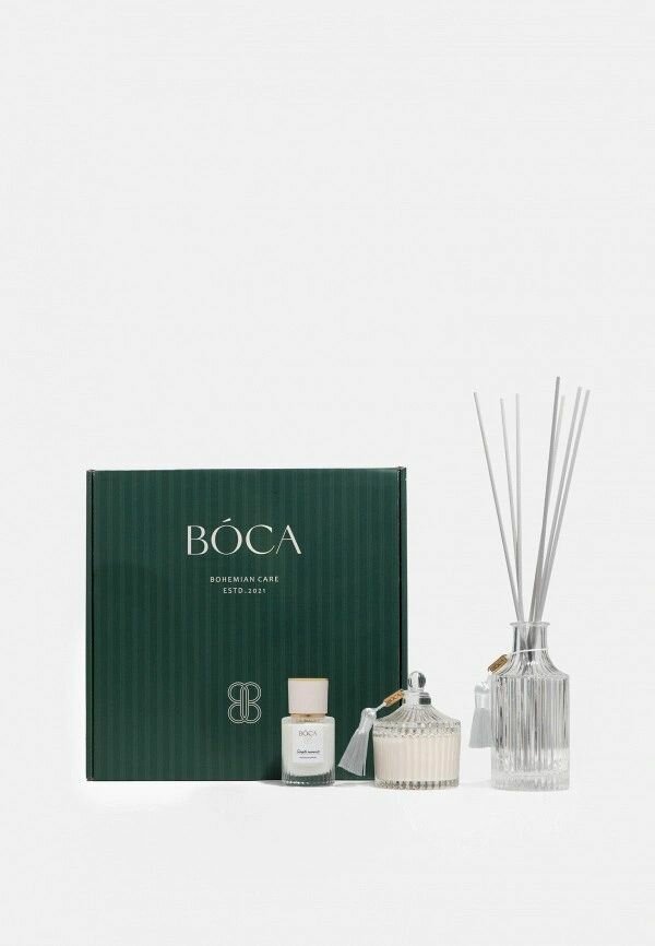 Подарочный набор BOCA AROMA Simple Moments: свеча 80 мл, спрей 30 мл, диффузор 130 мл