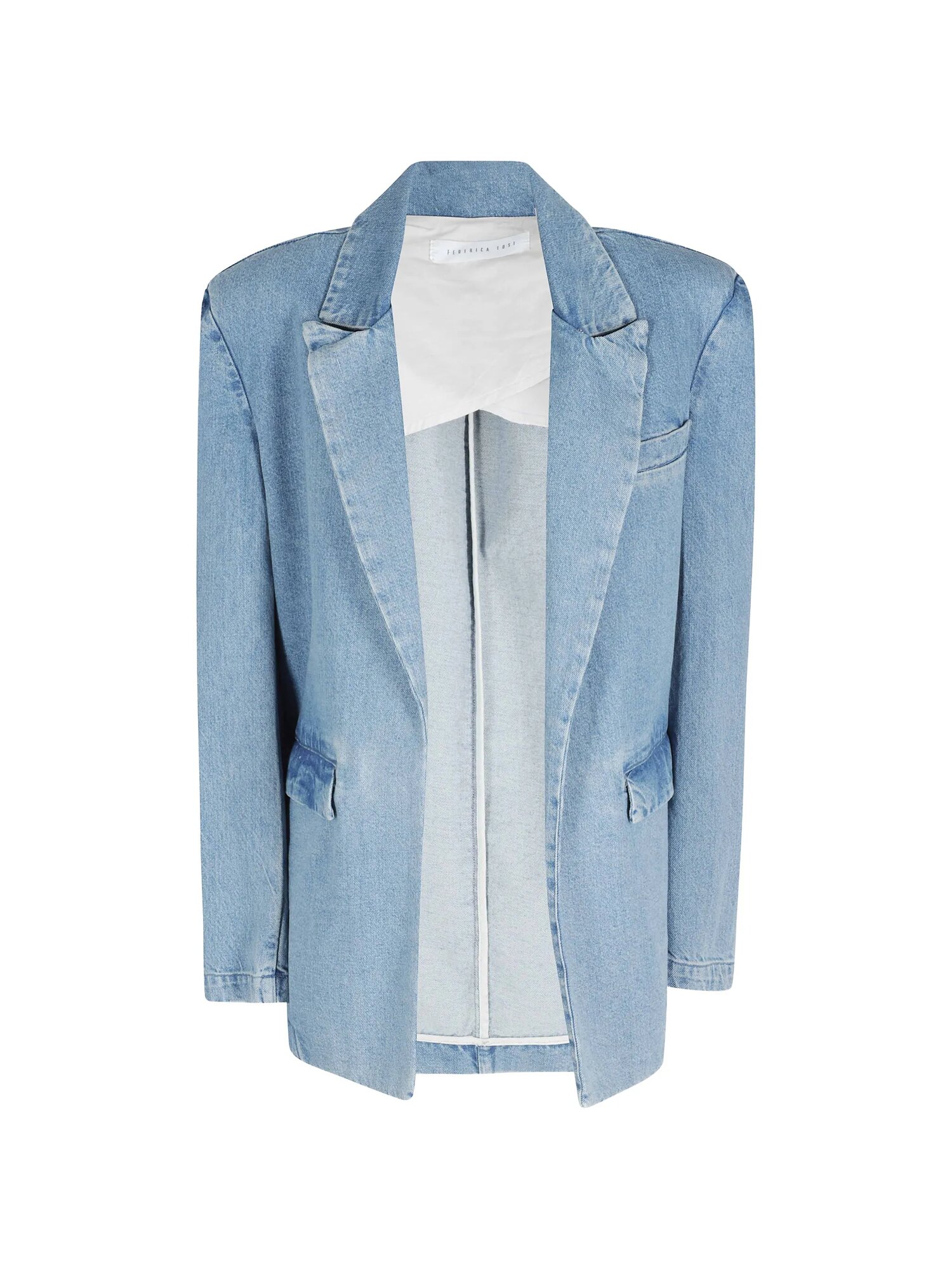 Пиджак Peak-lapel open-front blazer